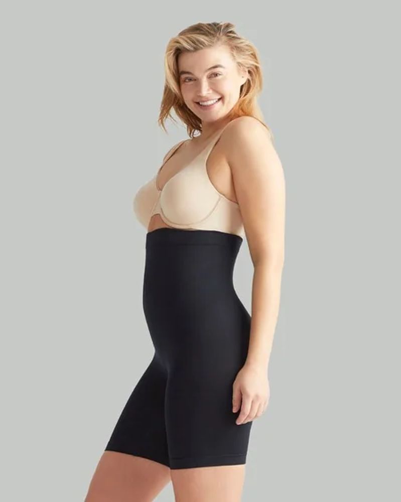 Soma Yummie Seamless High Waisted Thigh Shaper, Black | Mall of America®