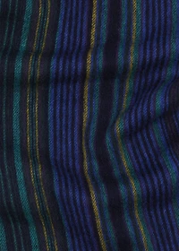 Paul Smith Navy Tonal Stripe Lambswool Scarf | King's Cross