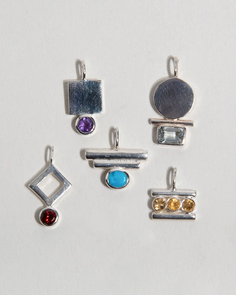 Maya Magal Garnet Charm | King's Cross