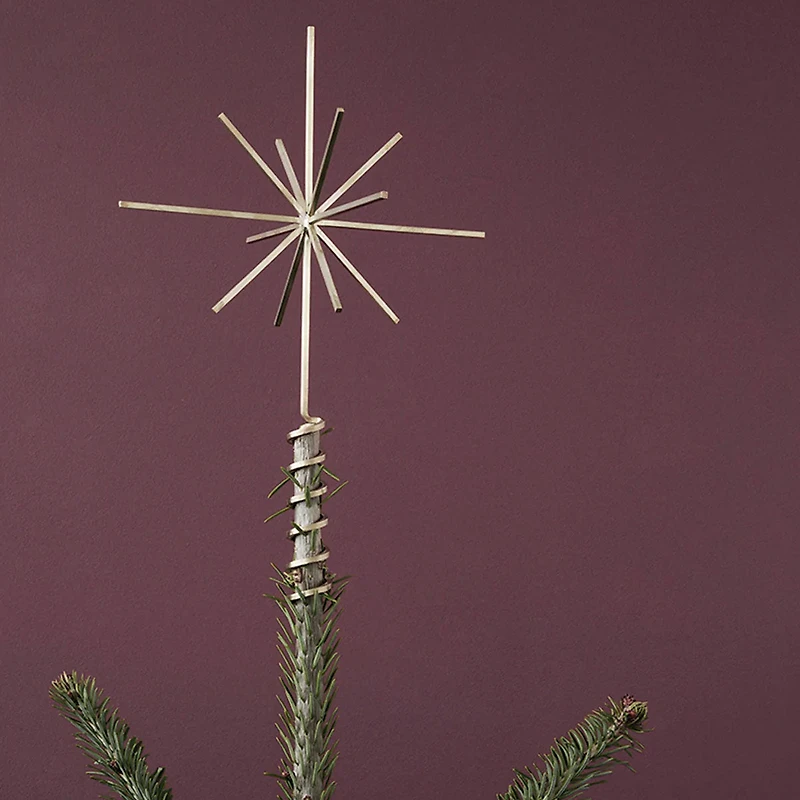 Ferm LIVING | Brass Christmas Tree Top Star | King's Cross