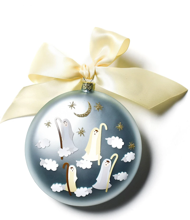 Coton Colors Luke 2:8 Glass Ornament with Swirl Stand Set | Liberty Center