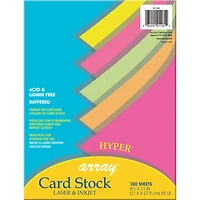 Pacon® Hyper Assorted Colors Cardstock Paper, 8.5" x 11" at Hamilton ...