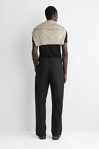 Cos COTTON RELAXED-FIT BARREL-LEG TROUSERS | King's Cross