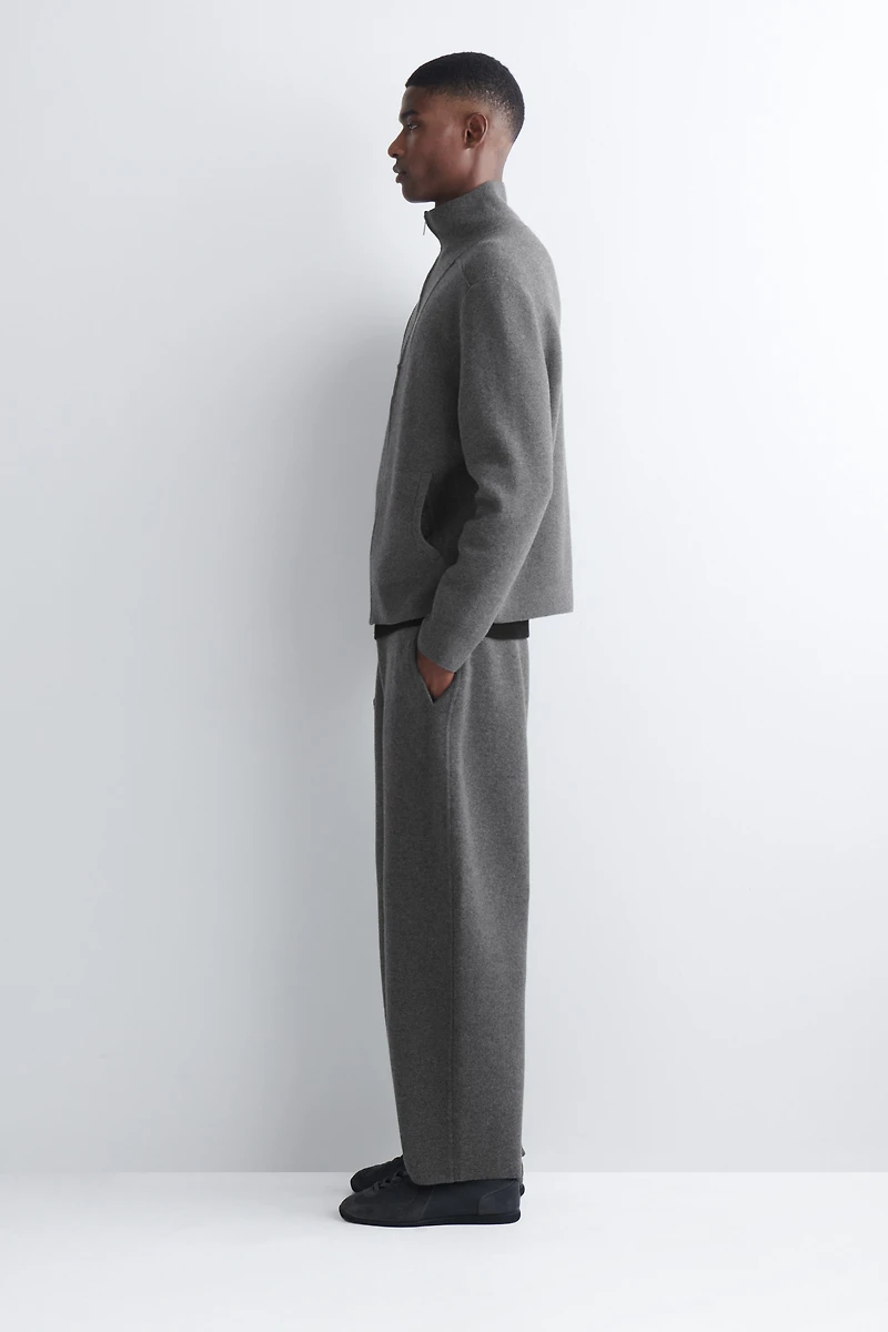 Cos MERINO WOOL BARREL-LEG JOGGERS | King's Cross