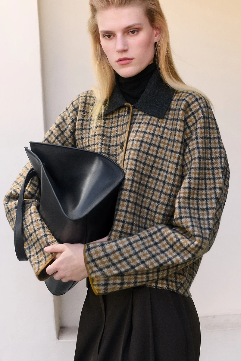 Cos SCULPTED MERINO WOOL SHORT JACKET | King's Cross