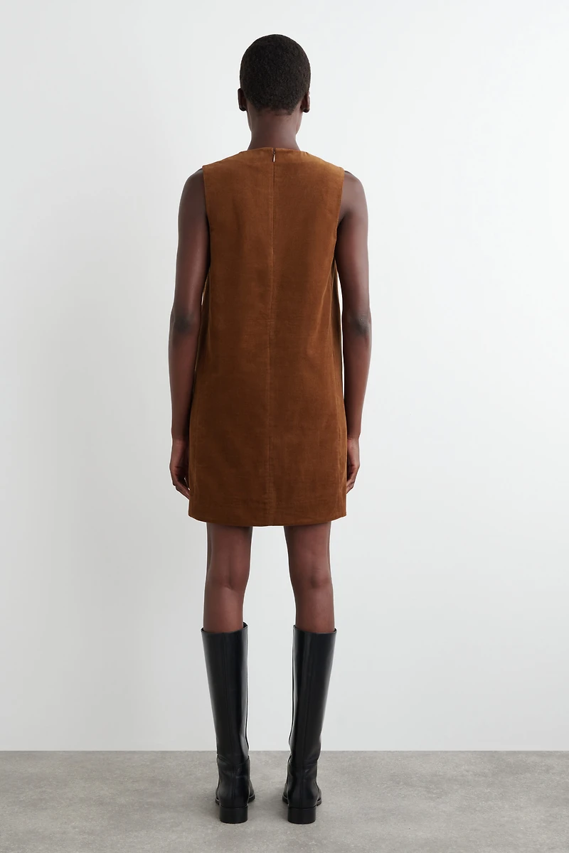 Cos CORDUROY MINI SHIFT DRESS | King's Cross