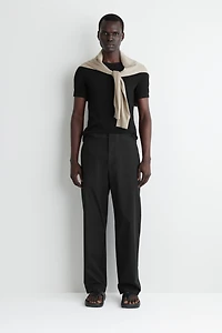 Cos COTTON RELAXED-FIT BARREL-LEG TROUSERS | King's Cross