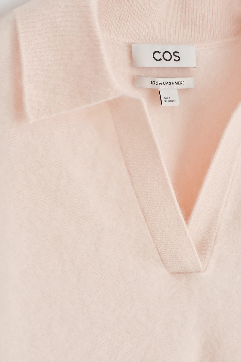 Cos BRUSHED-CASHMERE POLO JUMPER | King's Cross