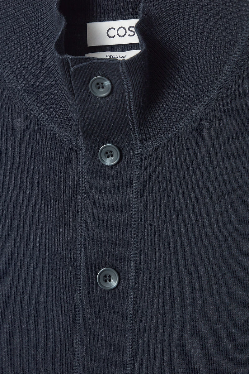 Cos MERINO WOOL FUNNEL-NECK CARDIGAN | King's Cross