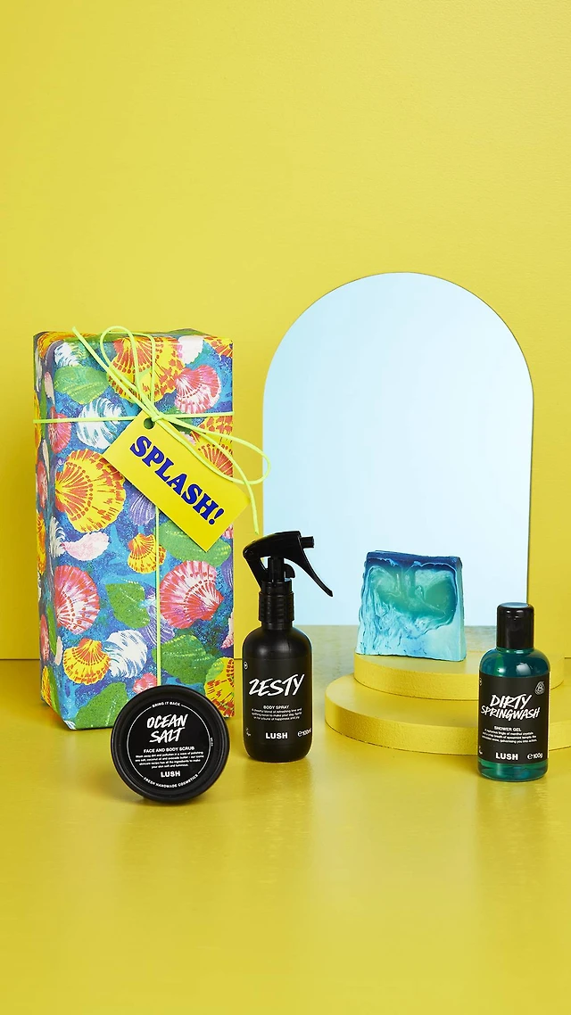 refresh gift set lush