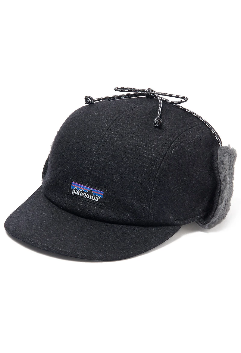 Patagonia Recycled Wool Earflap Cap - Forge Grey | King's Cross