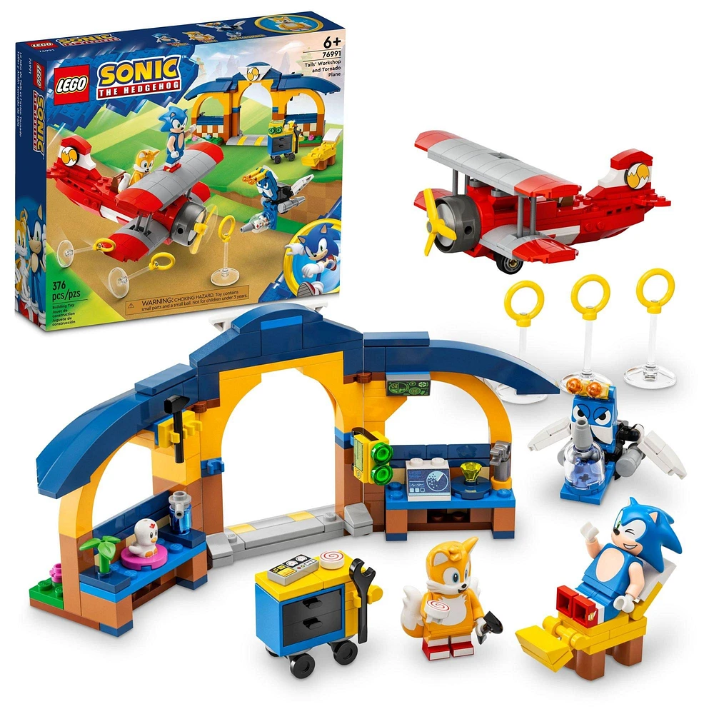LEGO Sonic the Hedgehog Tails' Workshop and Tornado Plane 76991 | Arden ...