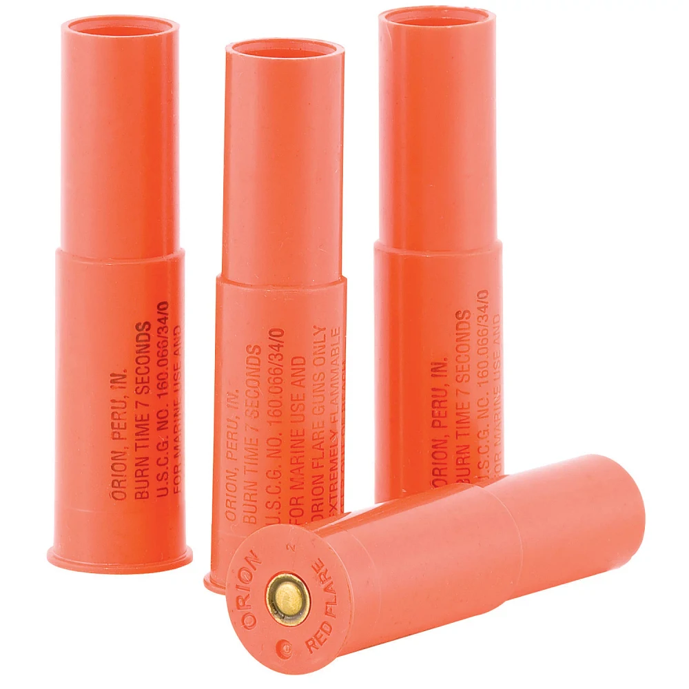 Orion 12 Gauge High-Performance Red Aerial Signal Flares 4-Pack ...