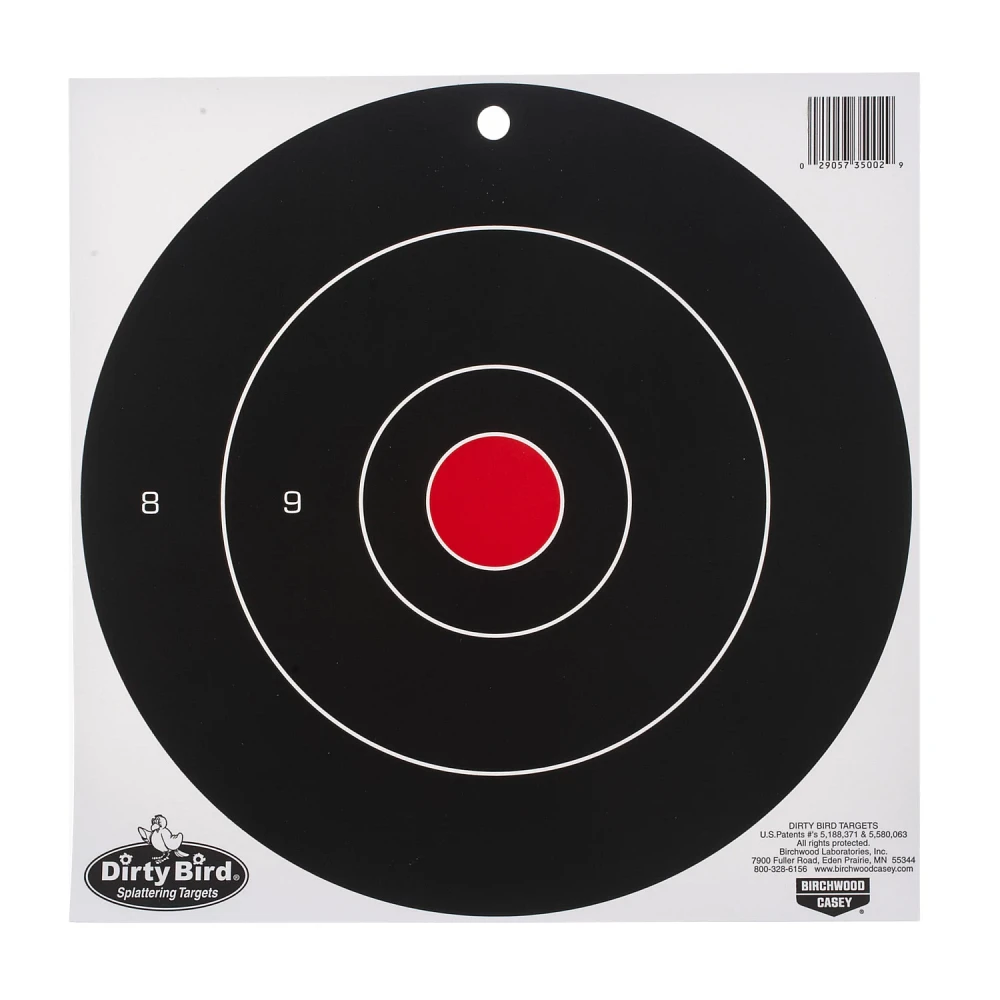 Birchwood Casey Dirty Bird 12-in Bull's-Eye Target Sheets 12-Pack ...