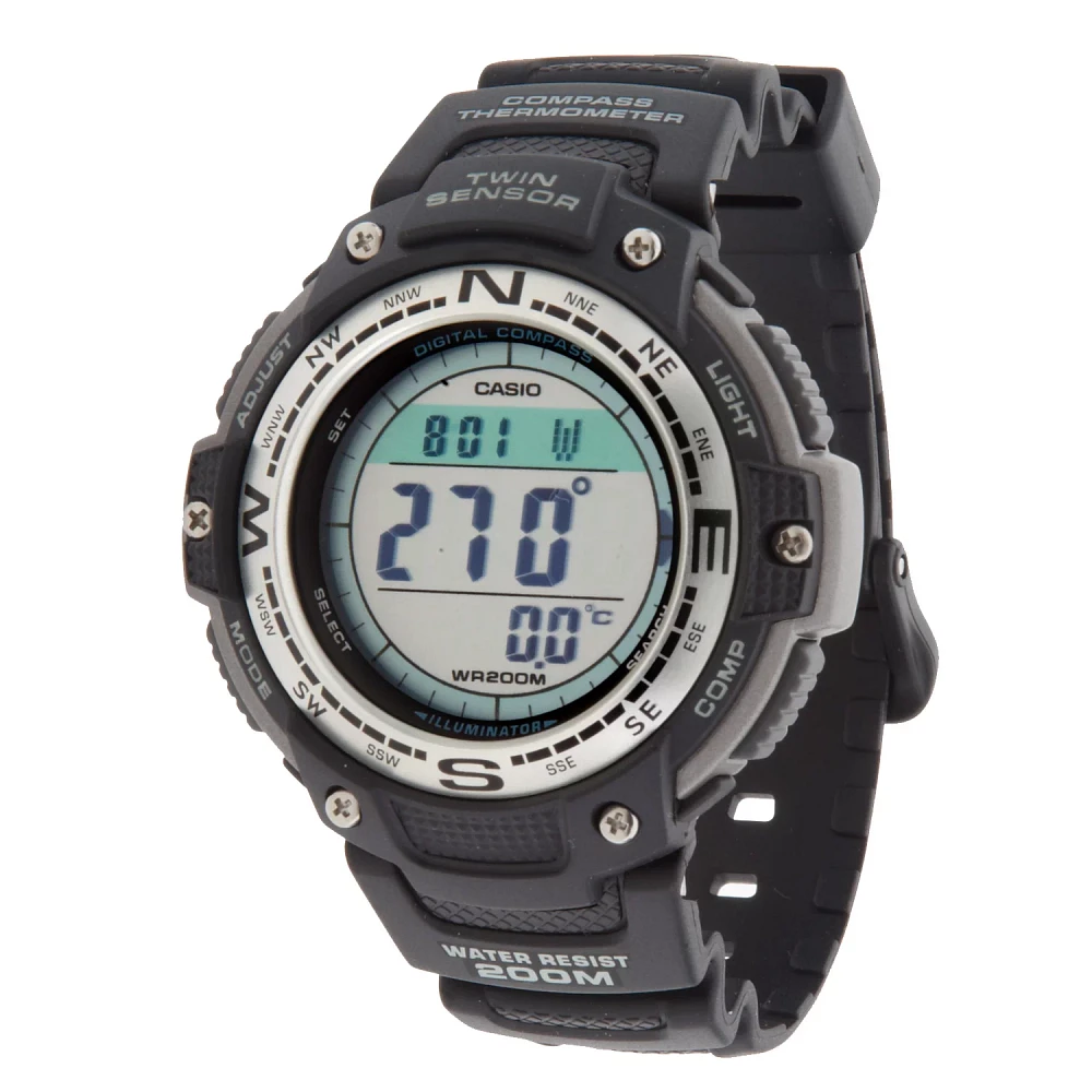 Casio Men's Digital Compass Twin Sensor Watch | Hamilton Place