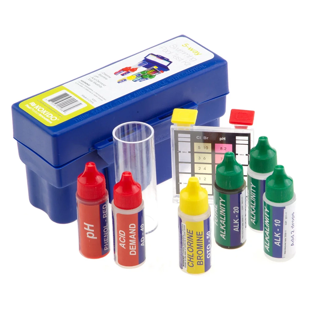 Kokido 5-Way Reagent Swimming Pool Test Kit | Hamilton Place