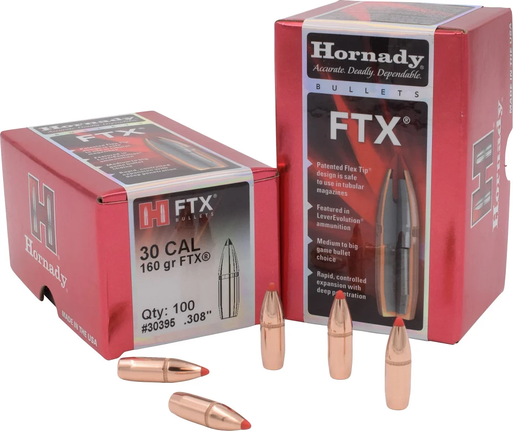 Hornady FTX .308 Winchester 160-Grain Bullets | Hamilton Place