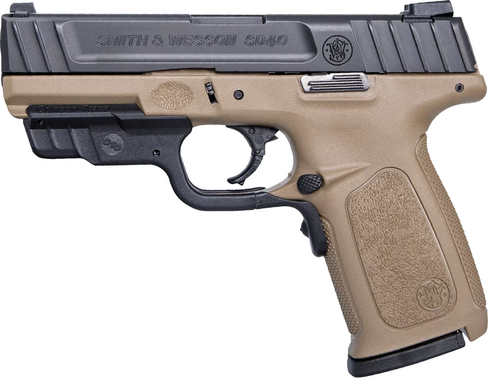 Smith & Wesson SD40 FDE Crimson Trace Laserguard RED Laser 40 S&W Full ...