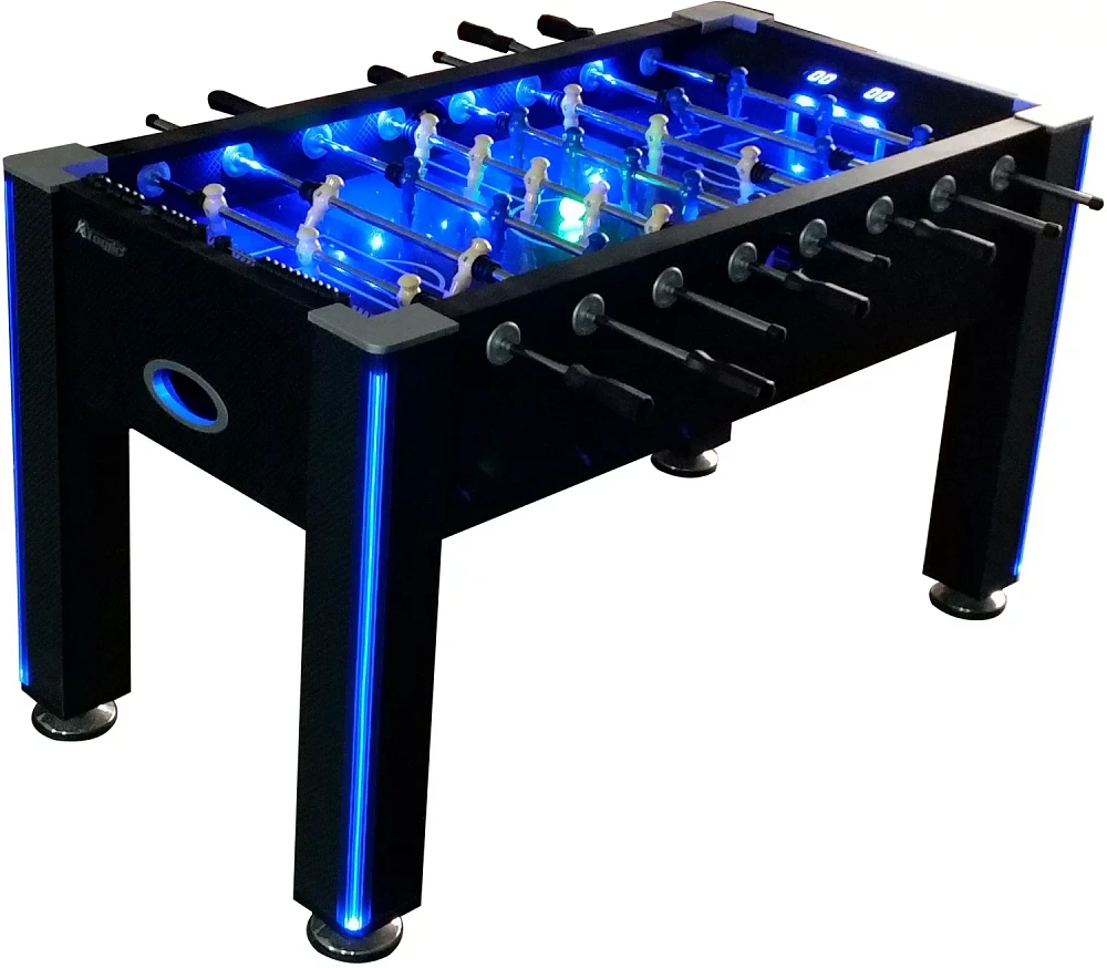 Academy Sports + Outdoors Atomic Azure LED Light Up Foosball Table ...