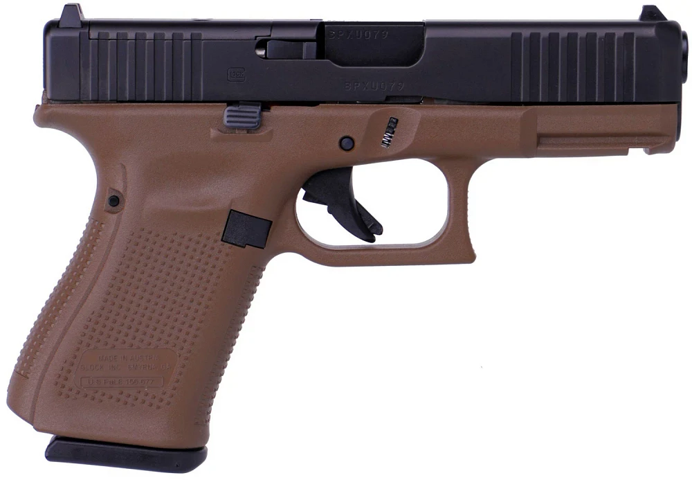 GLOCK G19 GEN MOS FDE Semiautomatic 9mm Centerfire Pistol | Hamilton Place