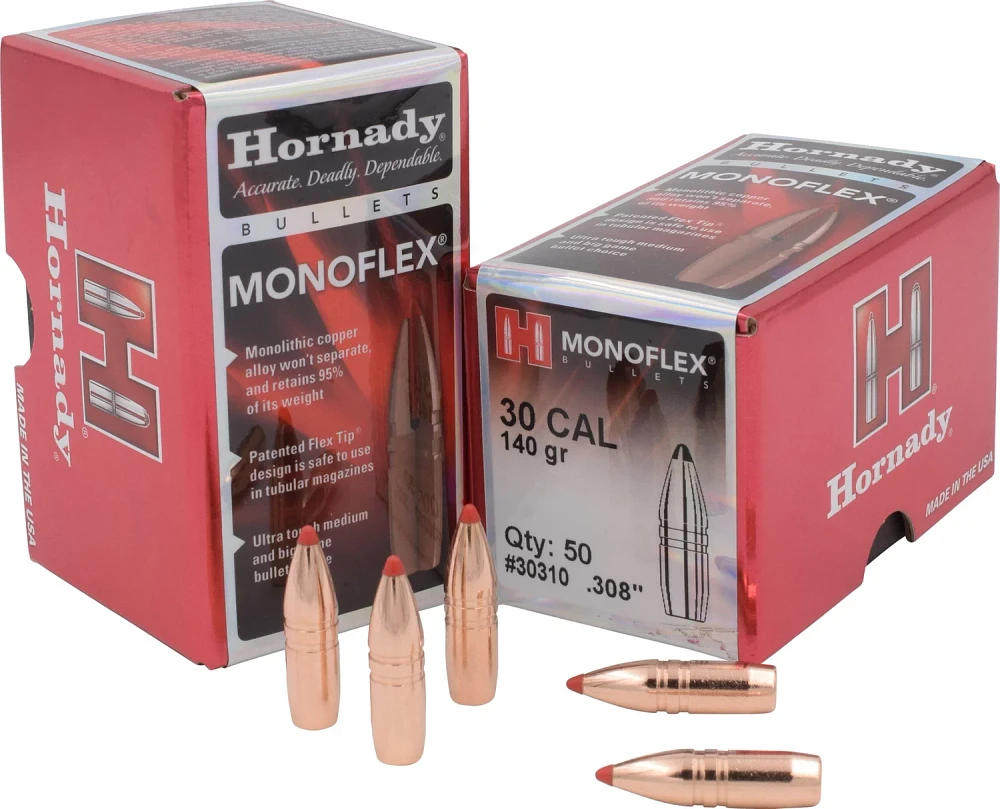Hornady MonoFlex Cal -Grain Rifle Reloading Bullets | Hamilton Place