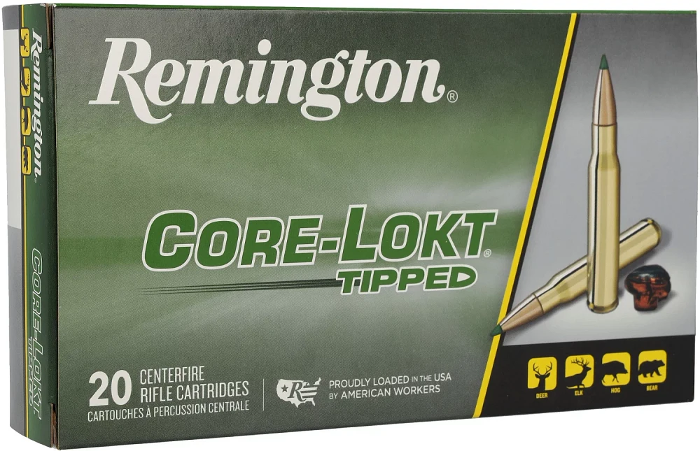 Remington 30-06 Springfield 165 Grain Core-Lokt Tipped Rifle Ammunition ...