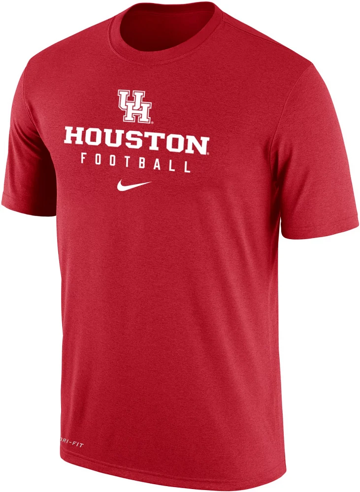 Nike Men's University of Houston Dri-FIT Team Issue T-shirt | Hamilton ...