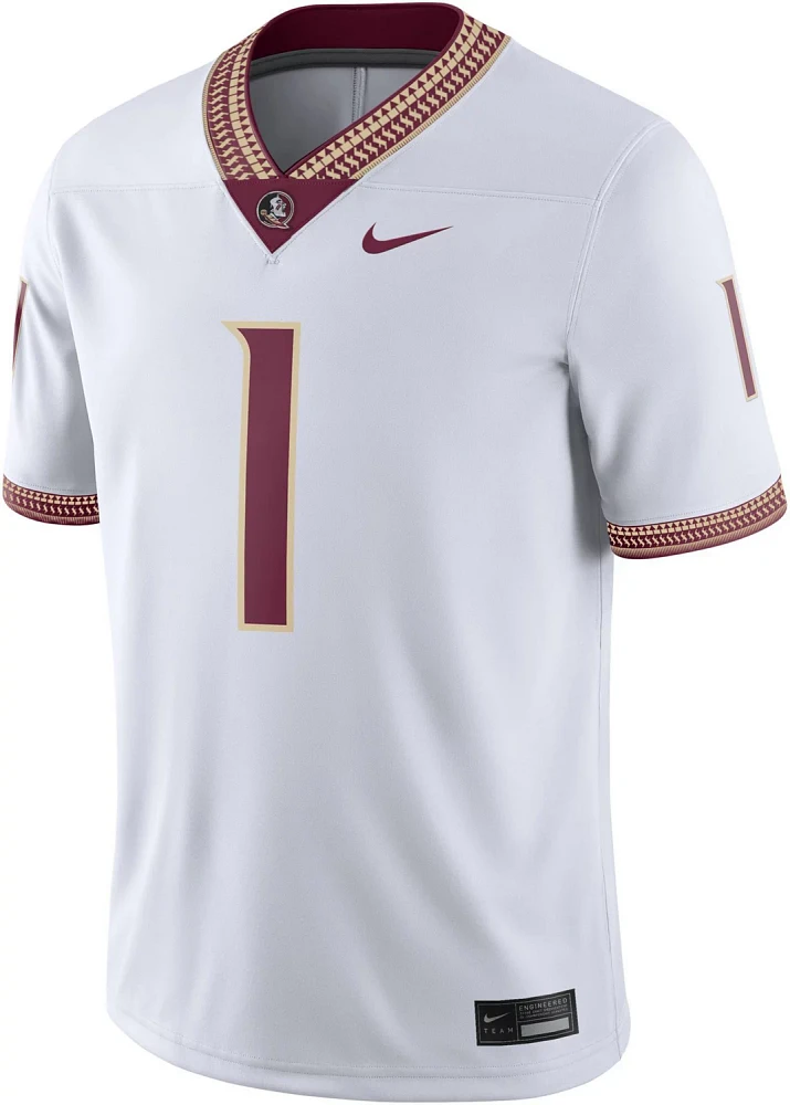 Nike Men's Florida State University Football Road Replica Jersey ...