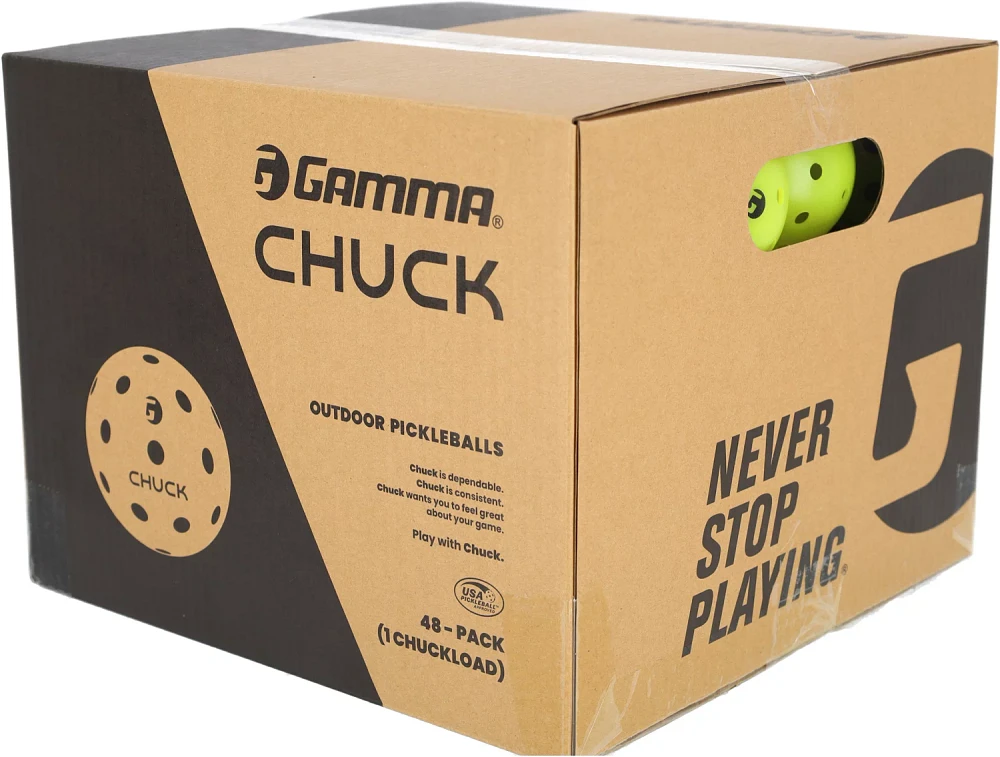 Gamma Chuck Tournament Pickleballs 48-Pack | Hamilton Place