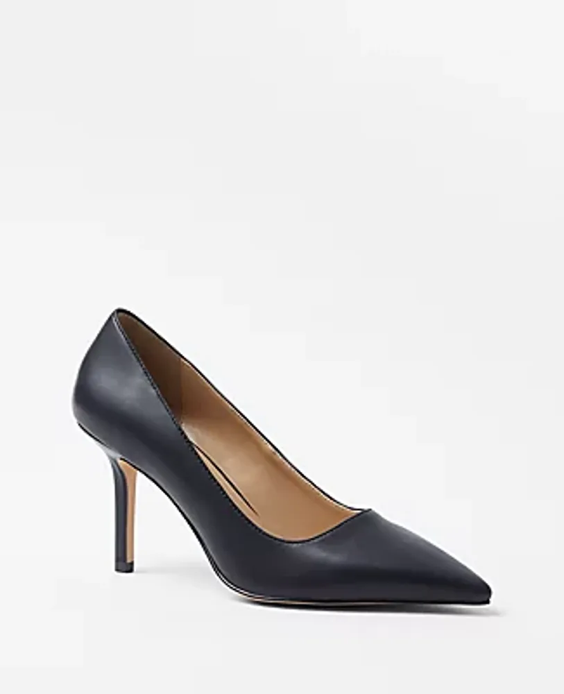Ann Taylor Mae Leather Pumps | Hamilton Place