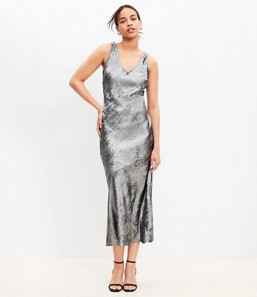 Loft Shimmer Bias Slip Dress | Hamilton Place