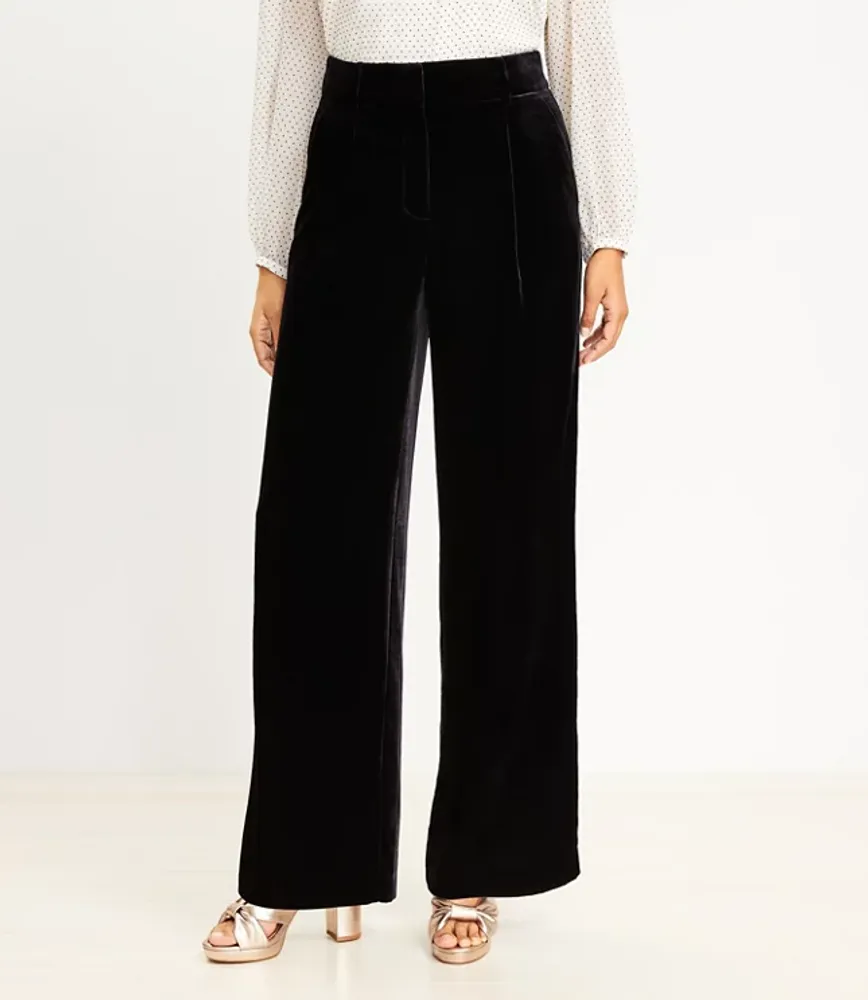 Loft Peyton Trouser Pants Velvet | Hamilton Place