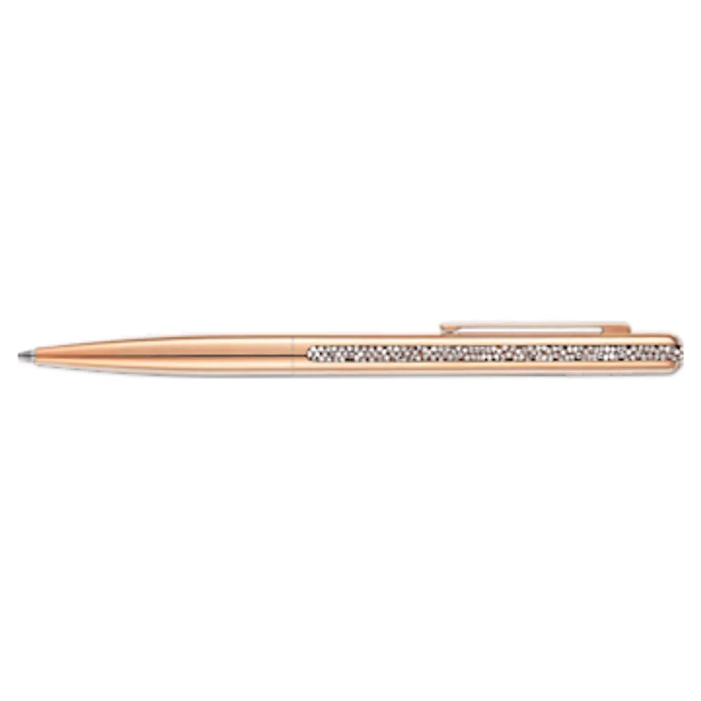 Swarovski Crystal Shimmer ballpoint pen, Rose gold tone, Rose gold-tone ...