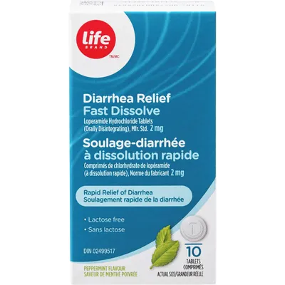 Life Brand LB Diarrhea Relief Loperamide Hydrochloride Tablets, USP ...