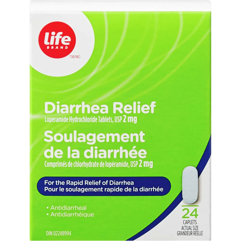 Life Brand LB Diarrhea Relief Loperamide Hydrochloride Tablets, USP ...