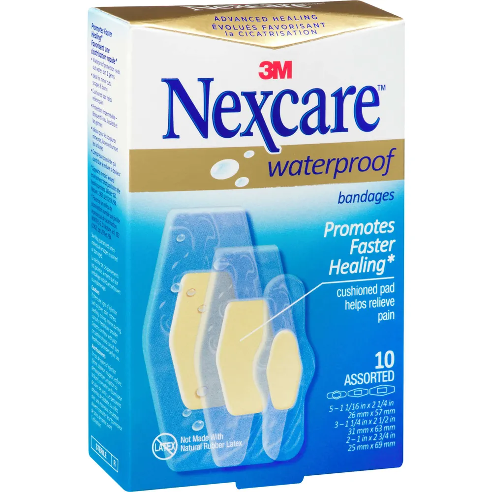 Nexcare Waterproof Advanced Healing Hydrocolloid Bandages, 45% OFF