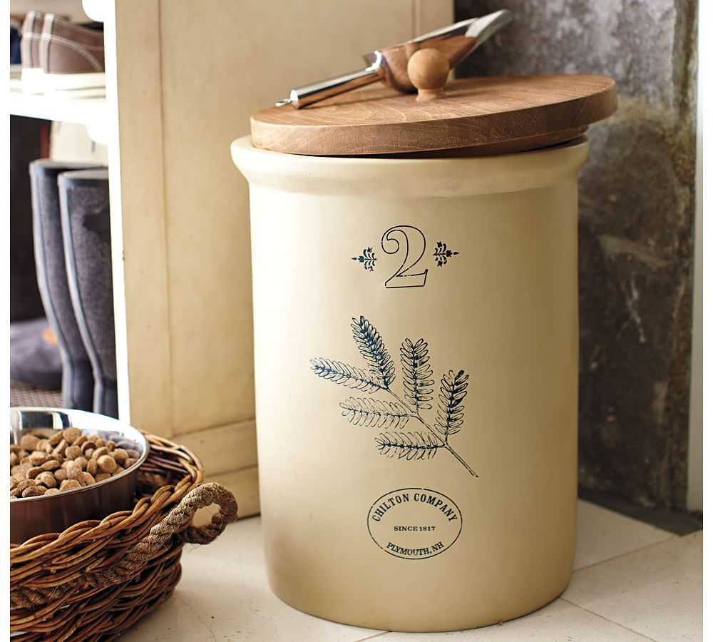 Decorative Dog Food Containers