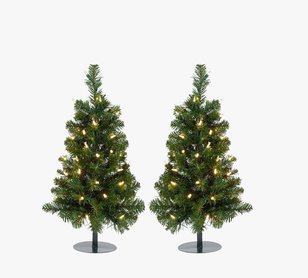 Faux Pottery Barn Christmas Trees