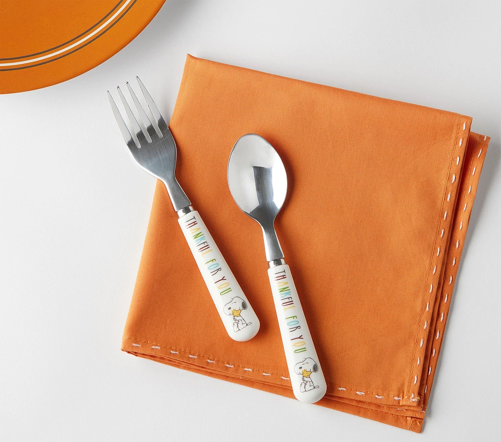 Pottery Barn Kids Peanuts® Snoopy® Thanksgiving Utensils | The Summit