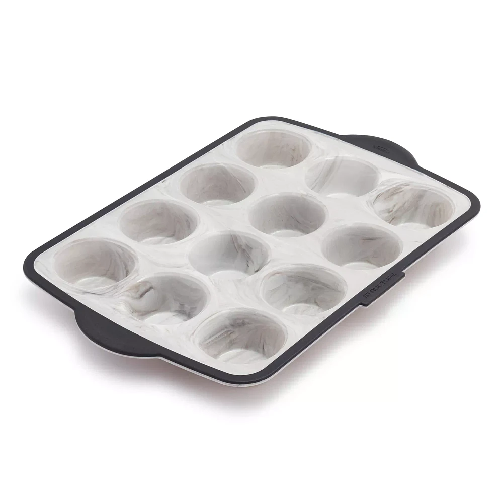 Trudeau Structure Silicone Pro Standard Muffin Pan, 12 Cavity | Pike ...