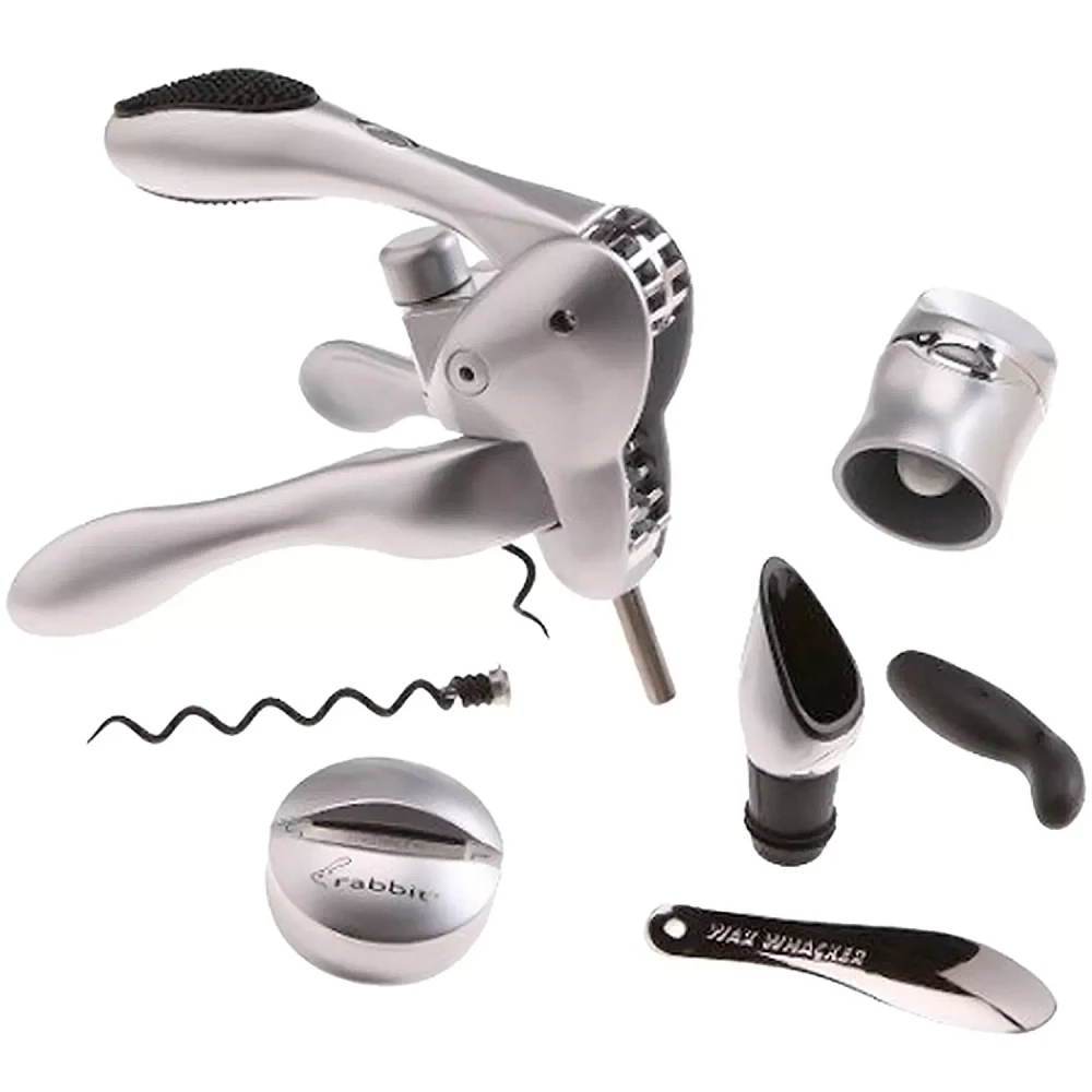 Metrokane Rabbit Professional 6-Piece Wine Tool Kit by Metrokane | Pike ...