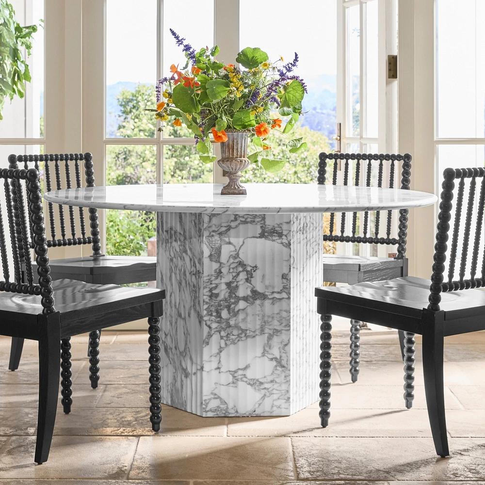 Williams sonoma marble table store