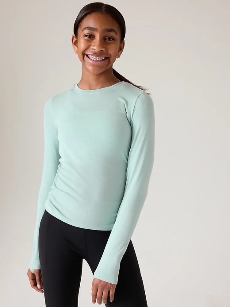 Athleta Girl Ready and Ruched Rib Top | Hamilton Place