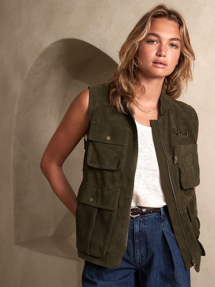 Banana Republic Heritage Suede River Vest | Mall of America®