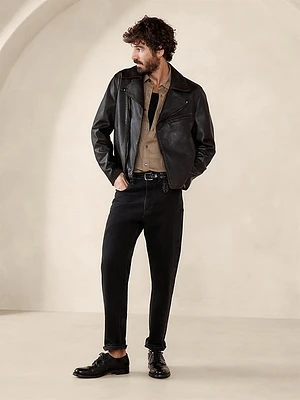 Banana Republic Leather Biker Jacket | The Summit Banana Republic Leather Biker Jacket | The Summit