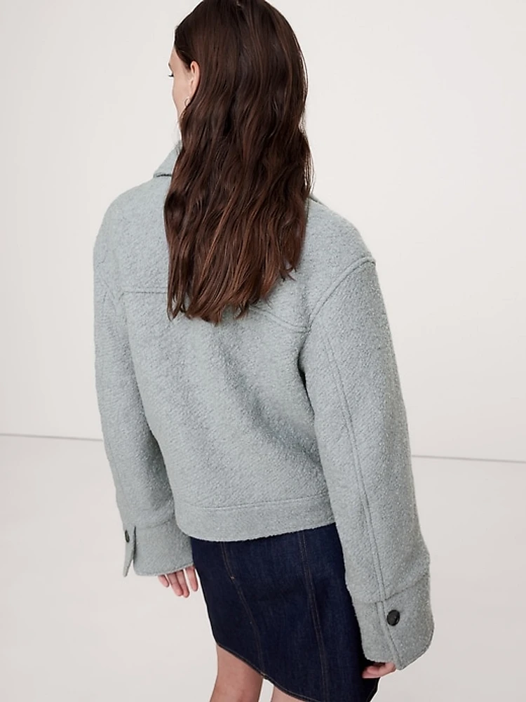 Banana Republic Wool Bouclé Cropped Jacket | Mall of America®