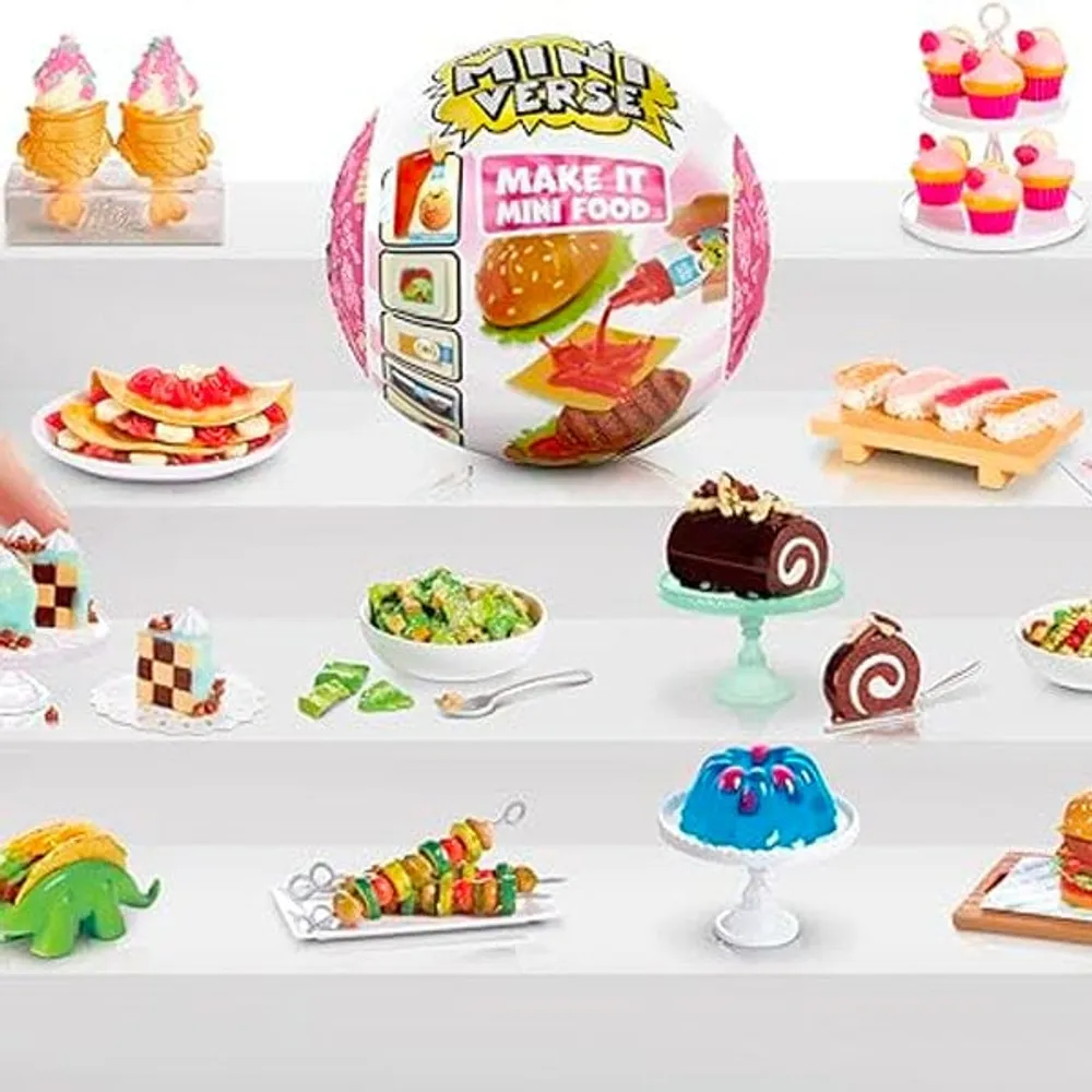 Showcase MGA's Miniverse: Make It Mini | Food Diner (Series 3A) | DIY Resin Collectible ...