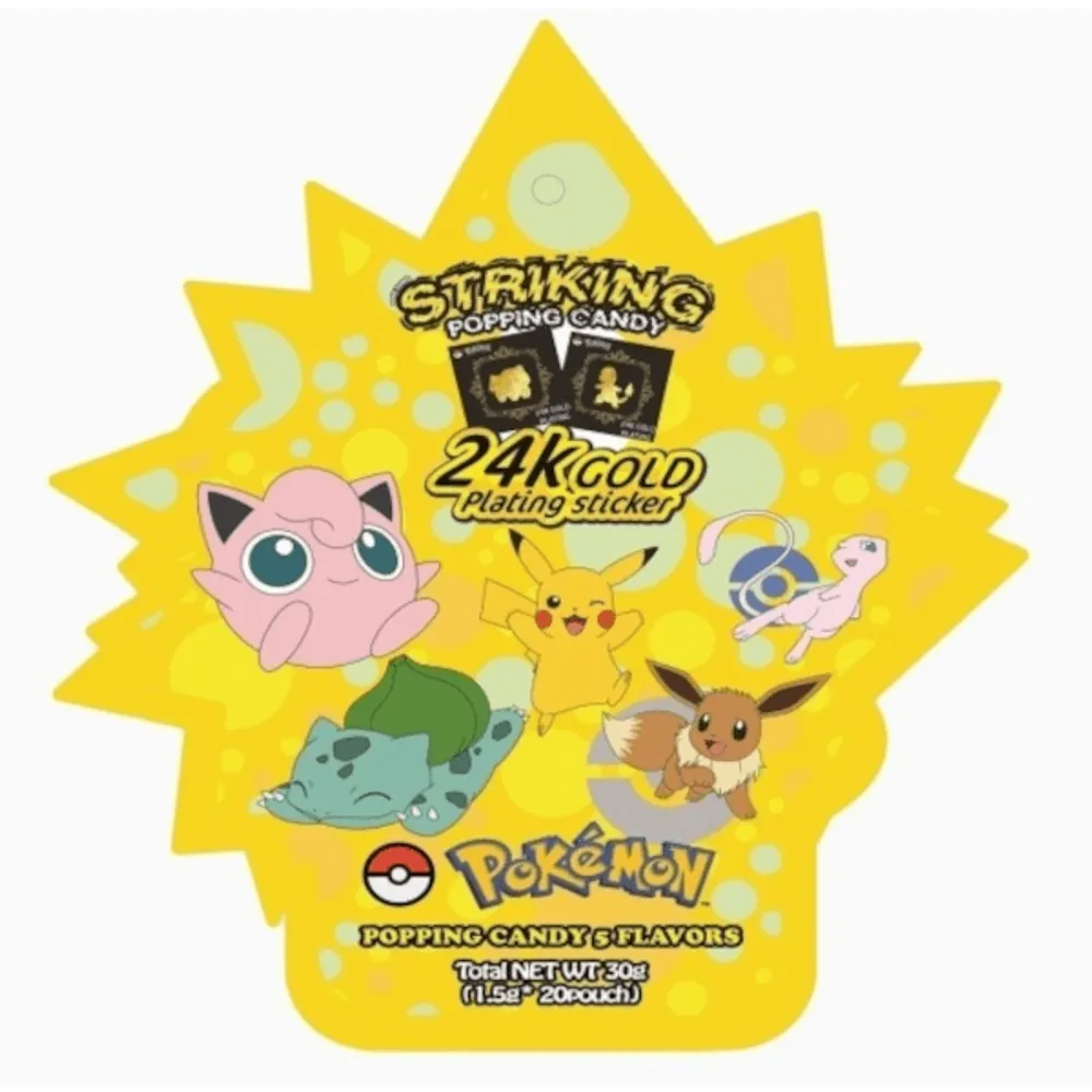 Showcase Pokémon Striking Popping Candy (30g) | Flavor Ships Asst ...