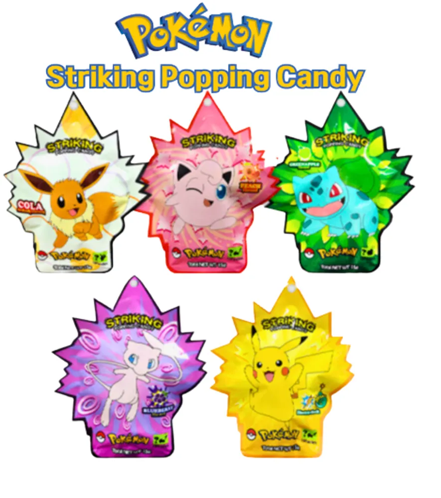 Showcase Pokémon Striking Popping Candy (30g) | Flavor Ships Asst ...