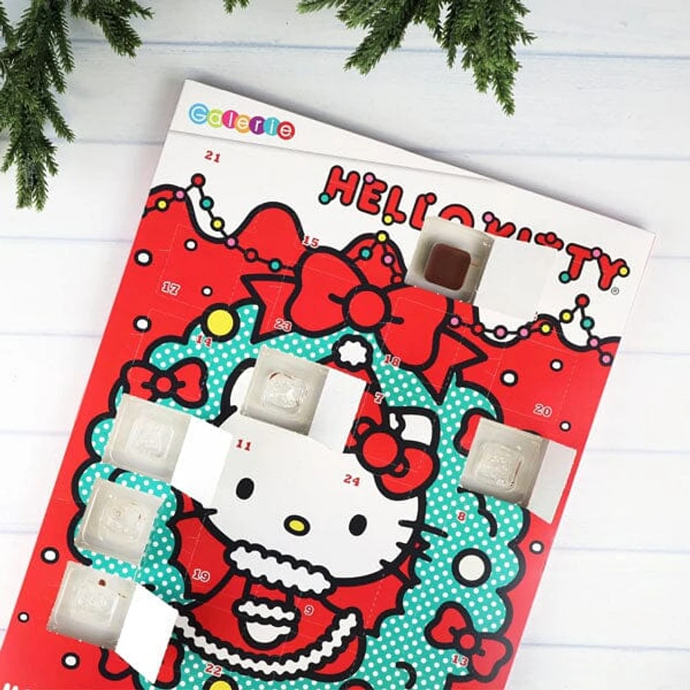 Showcase Hello Kitty Sanrio 24-Day Countdown Milk Chocolate Advent ...